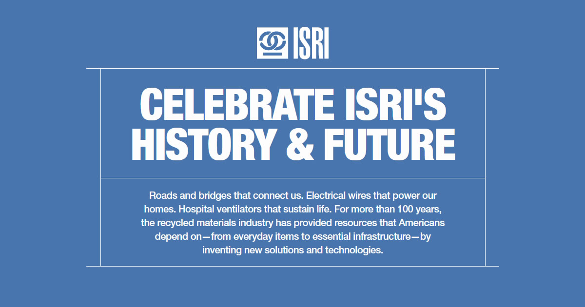 ISRI – Celebrate ISRI’s History & Future
